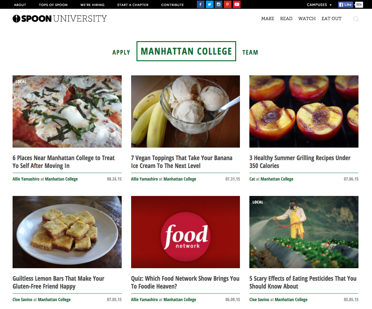 A Small Taste of MC’s Spoon University – The Quadrangle